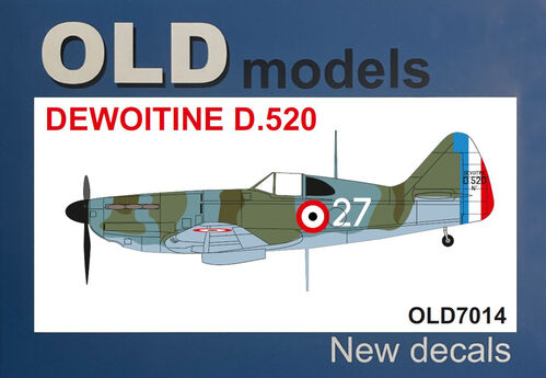 Sabre Kits OLD7014 Dewoitine D.520 (ex-Frog/Novo / new decals)