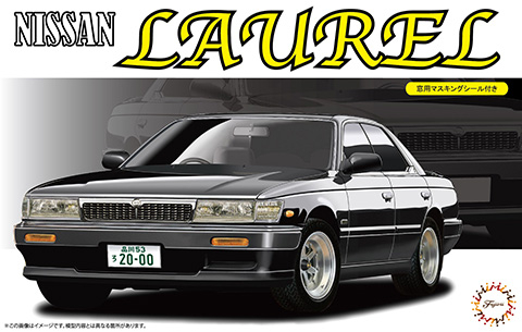 Fujimi 047218 Nissan Laurel Medalist Club S HC33 With Window Frame Masking Seal