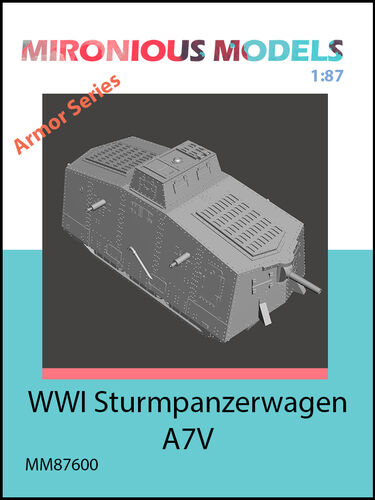 Mironious Models 87600 WWI Sturmpanzerwagen A7V
