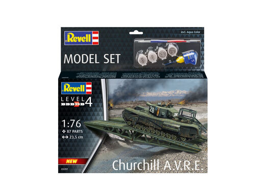 Revell 63297 Churchill A.V.R.E. - Model Set