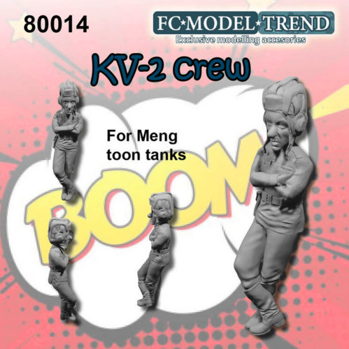 FC ModelTrend 80014 KV-2 toon crew.