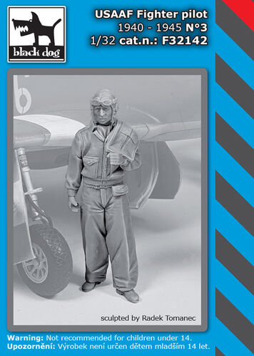 Black Dog F32142 USAAF Fighter pilot 1940-45 N°3