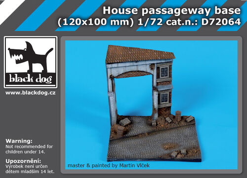 Black Dog D72064 House passageway base (120x100 mm)