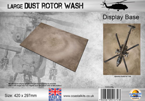 Coastal kits S176L Large Dust Rotor Wash Display Base