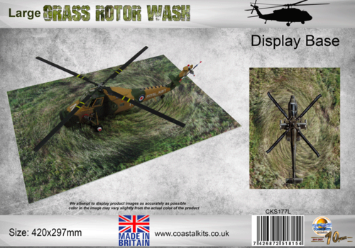 Coastal kits S177L Large Grass Rotor Wash Display Base