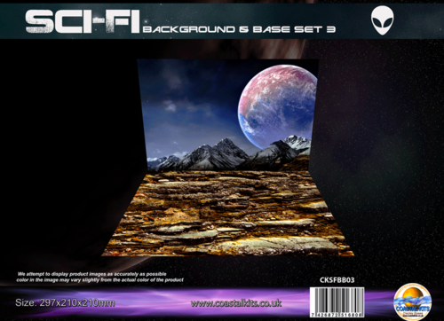 Coastal kits SFBB03 Sci-Fi Base & Background 3