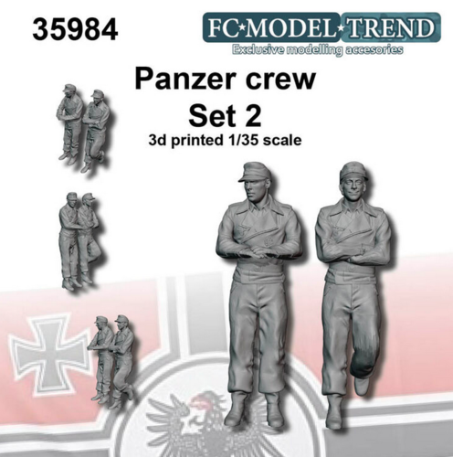 FC ModelTrend 35984 Panzer crew , set 2