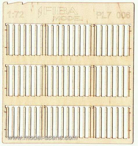 Model scene PL7-006 Picket Fence - Narrow Plank