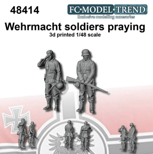 FC ModelTrend 48414 German soldiers praying