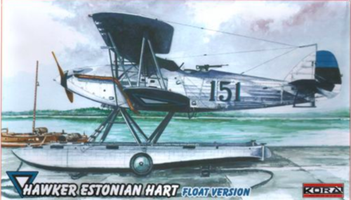 Kora Models 72134 Hawker Estonian Hart floatplane version