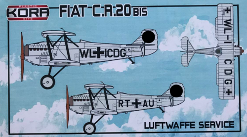 Kora Models KPK72104 Fiat Cr.20 bis in Luftwaffe Service