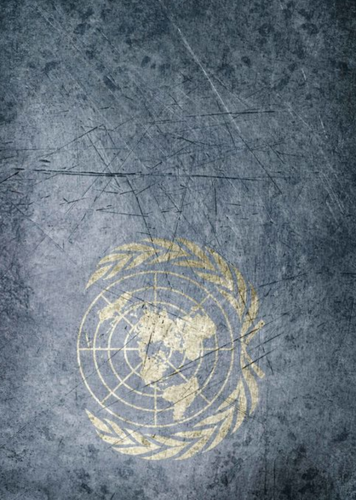 FC ModelTrend 35385 Grunge self adhesive base United nations 26x19cm