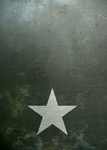 FC ModelTrend 35395 Grunge self adhesive base White star 26x19cm