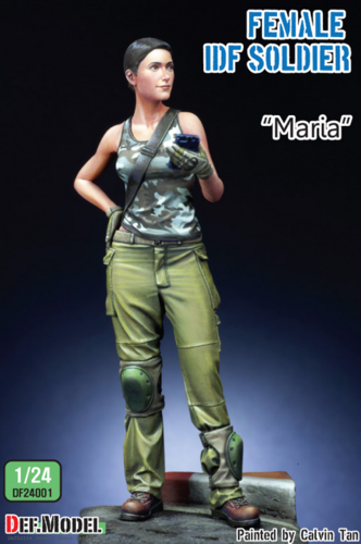 DEF Model DF24001 Modern IDF Female soldier