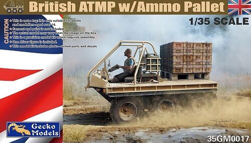 Gecko Models 35GM0017 British ATMP w/Ammo Pallet