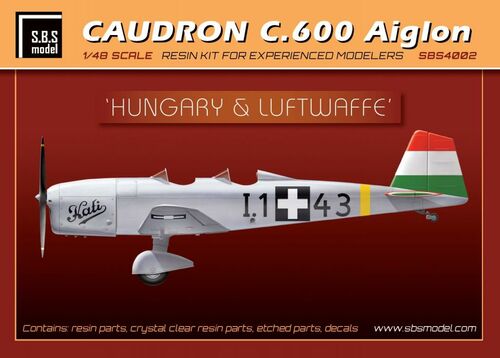 SBS Model 4002 Caudron 600 'Lufwaffe & Hungary'