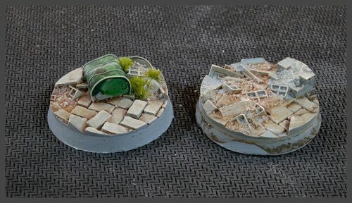 GamersGrass GGB-UWR32 Urban Warfare Bases Round 32mm (x8)