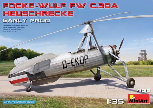MiniArt 41012 Focke-Wulf Fw C.30A Heuschrecke Early Prod.