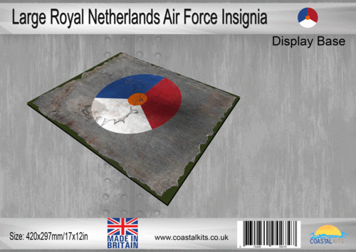 Coastal kits S650-48 Large Dutch Air Force Insignia 420 x 297mm