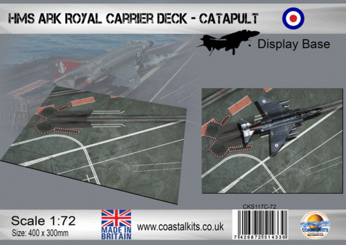 Coastal kits S117C-72 HMS Ark Royal Catapult 400 x 300mm