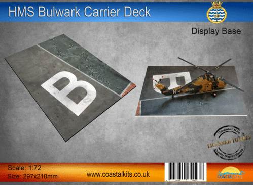 Coastal kits S352-72 1:72 HMS Bulwark Deck 297 x 210mm