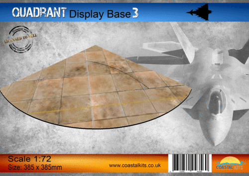 Coastal kits Q102-72 1:72 Quadrant Display Base 3 385 x 385mm