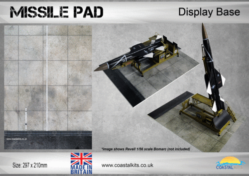 Coastal kits S212 Missile Pad 297 x 210mm