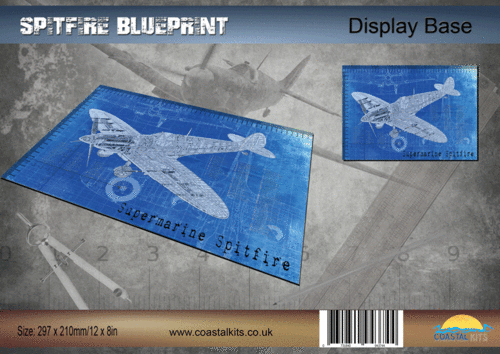 Coastal kits S911 Spitfire Blueprint Base 297 x 210mm