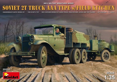 MiniArt 35257 Soviet 2t Truck AAA w/field kitchen