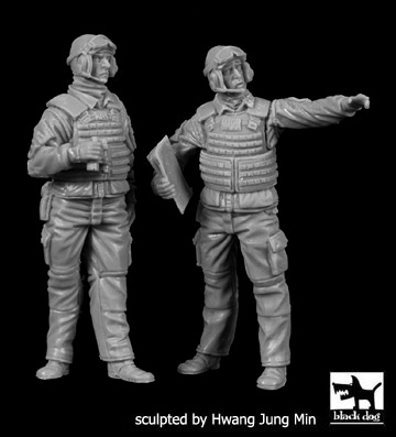 Black Dog F35178 French modern tank crew set