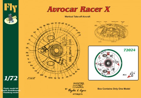 FLY 72024 Avrocar Racer X 4+1