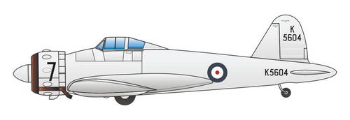 Planet Models 258 Gloster F.5/34 British Fighter Prototype