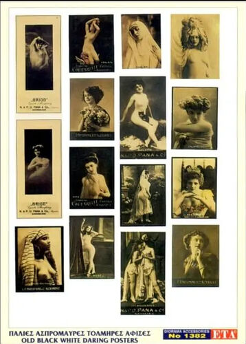 ETA DIORAMA ACCESSORIES 1382 Old Black & White Daring Posters