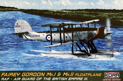 Kora Models KPK72176 Fairey Gordon Mk.I And Mk.II Floatplane RAF - Air Guard Of The British Empire III