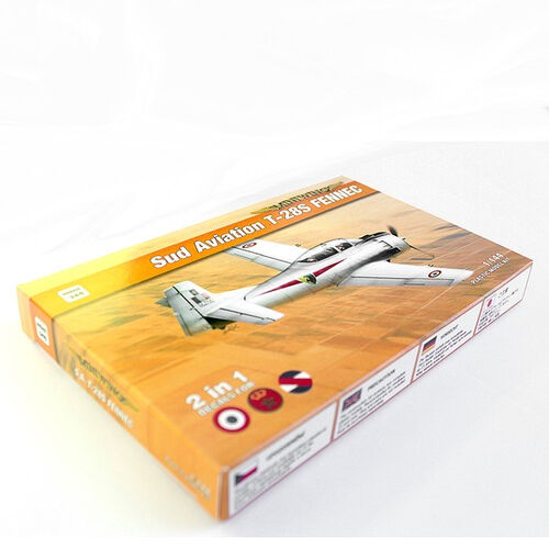 Miniwing 345 Sud-Aviation T-28S Fennec (2 plastic kits in bag - 3 decals versions)
