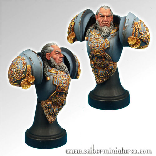 Scibor Monstrous Miniatures BUST0007 SF Celtic Warrior Bust