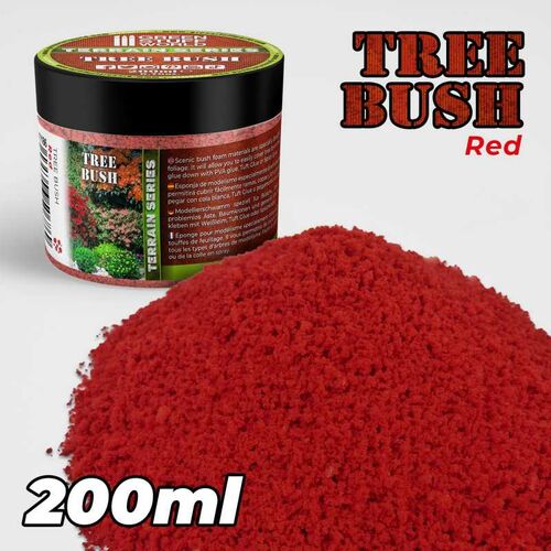 Green Stuff World 11186 Tree Bush - Red