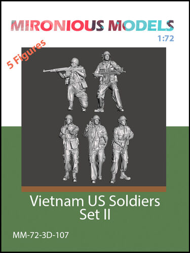 Mironious Models 72107 Vietnam US Soldiers Set II
