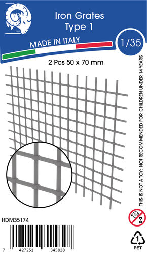 HD Models 35174 Iron Grates type 1