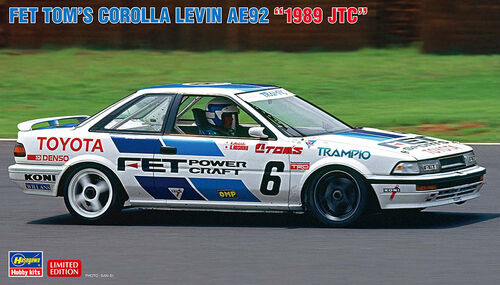 Hasegawa 20545 Fet Tom's Corolla Levin AE92 "1989 JTC"