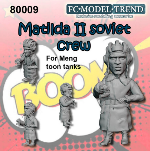 FC ModelTrend 80009 Matilda II Russina crew. Toon.
