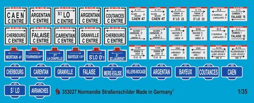 Peddinghaus-Decals 3027 Road Signs In Normandy
