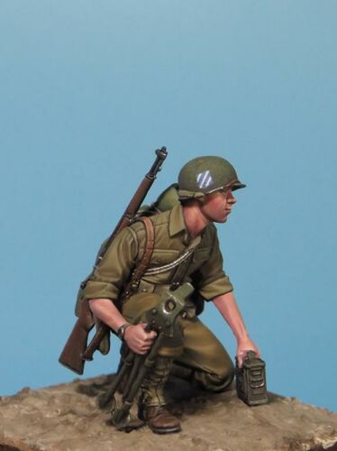 The Bodi Miniatures 35184 US Army Machine gunner #2 WW II