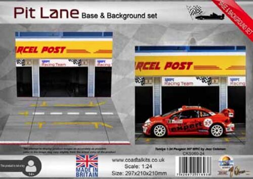Coastal kits S060-24 Pit Lane Base & Background Set