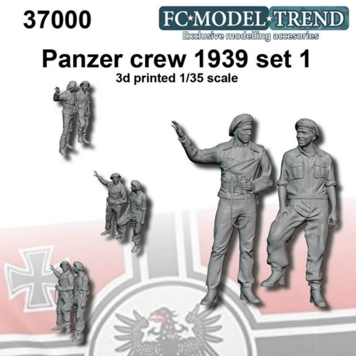 FC ModelTrend 37000 German tank crew 1939, set 1