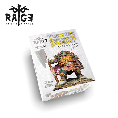Rage Resin Miniatures 008 Toktien, Spiny Chaotic Dwarf