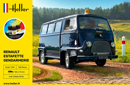 Heller 56742 Renault Estafette Gendarmerie - Starter Kit