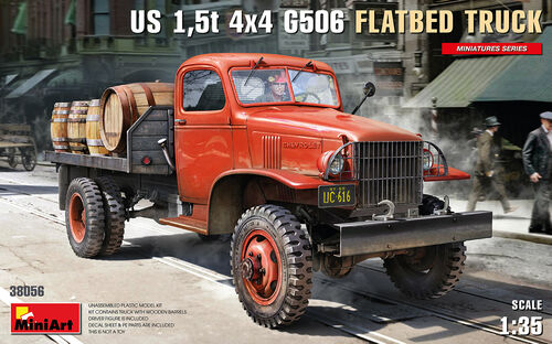 MiniArt 38056 US 1,5T 4x4 G506 Flatbed Truck
