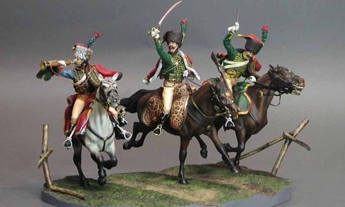 M-Model 32053 Chasseurs a Cheval de la Garde in Attack 1804-1815