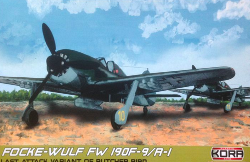 Kora Models KPK7253 Focke-Wulf Fw-190F-9/R-1 German attack bomber